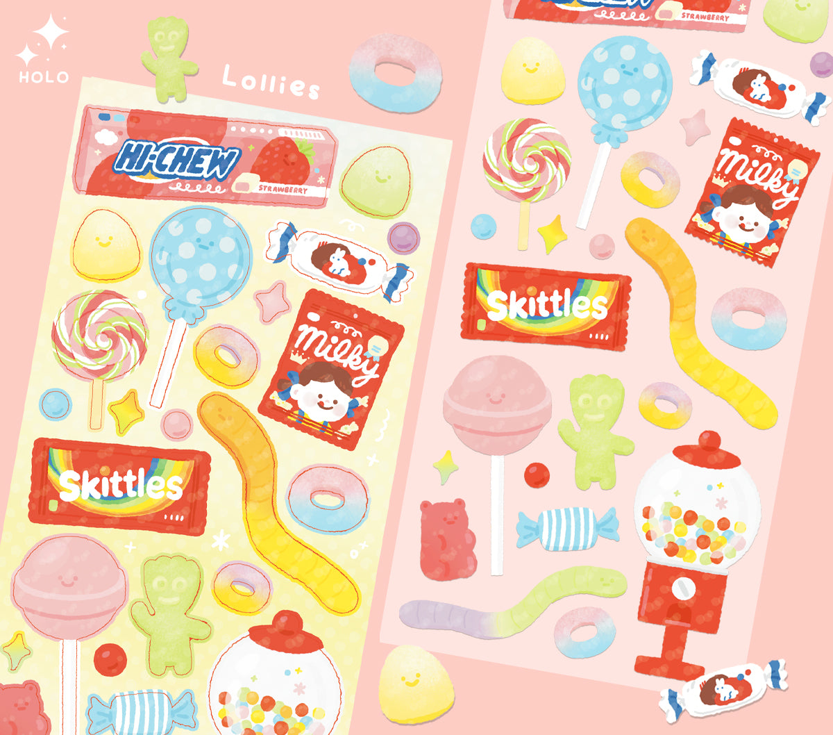 Lollies Glitter Sticker Sheet [PATREON] – alittleali
